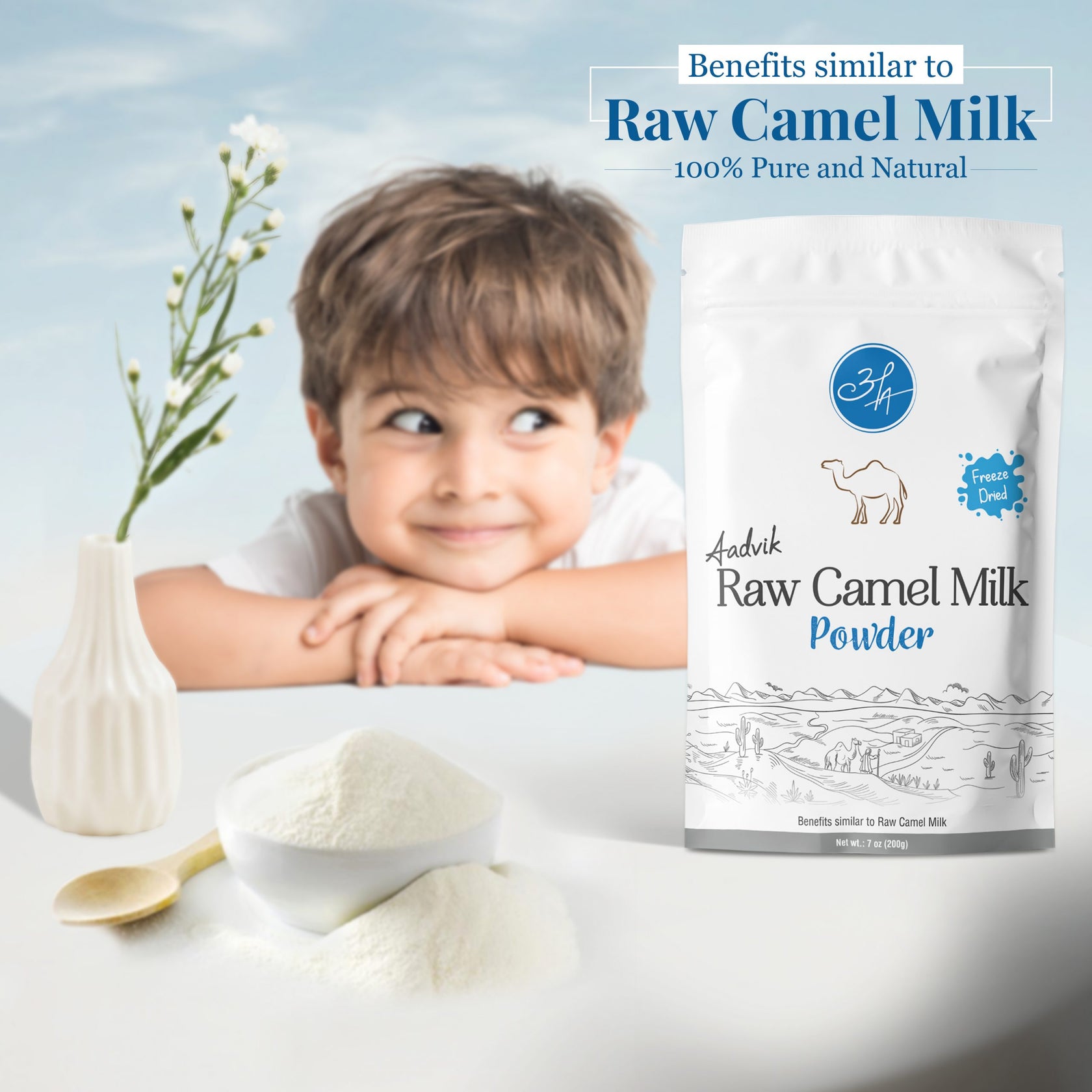 Raw Camel Milk Powder | Freeze-Dried and Pure | Aadvik Foods – Aadvik ...